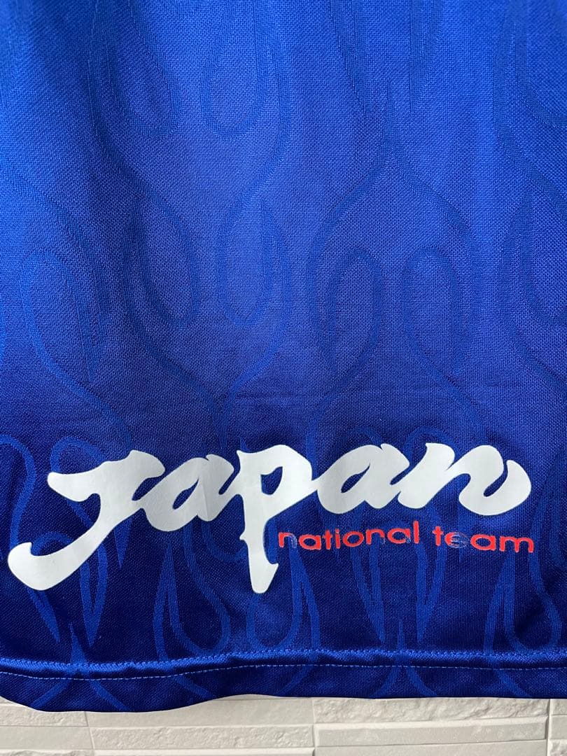 90s 中田英寿 サッカー 日本代表 ユニフォーム 98年 ゲームシャツ