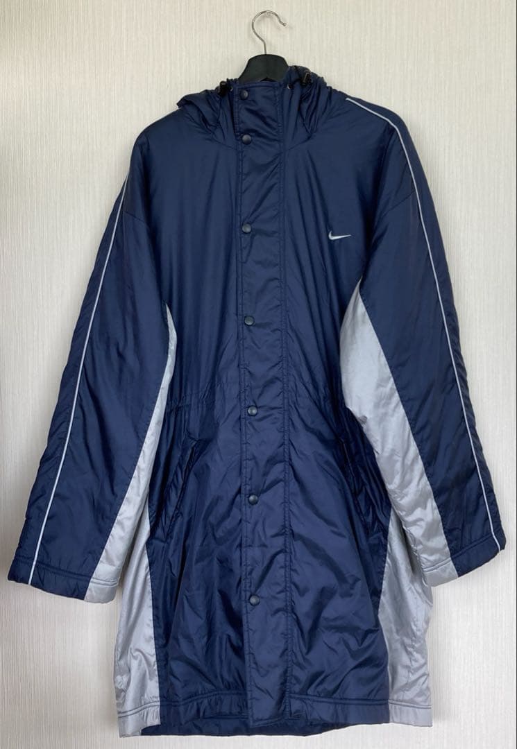 G122 NIKE メンズベンチコート XL ネイビー