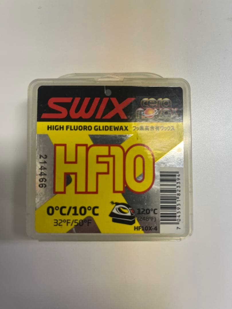 SWIX ハイフッ素ワックス　セット