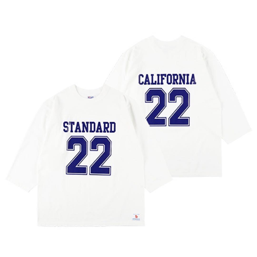 STANDARD CALIFORNIA ヘビーウエイトフットボールロゴTee