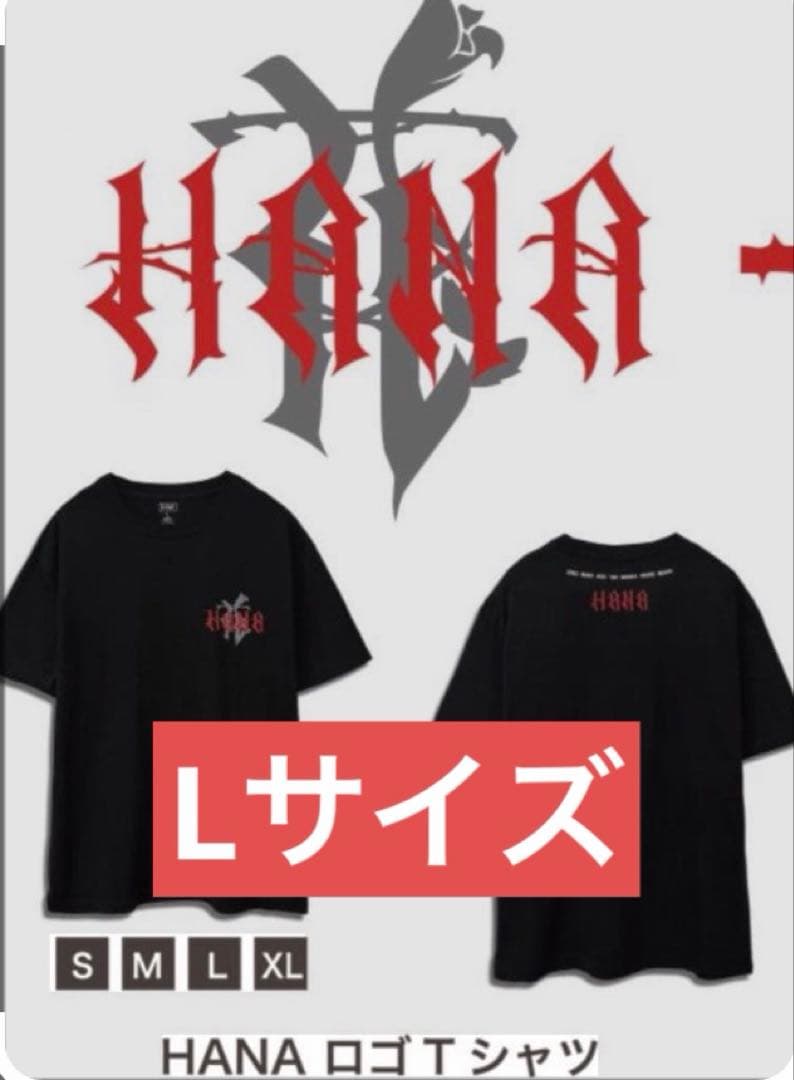 HANA ロゴTシャツ　新品未使用　Lサイズ