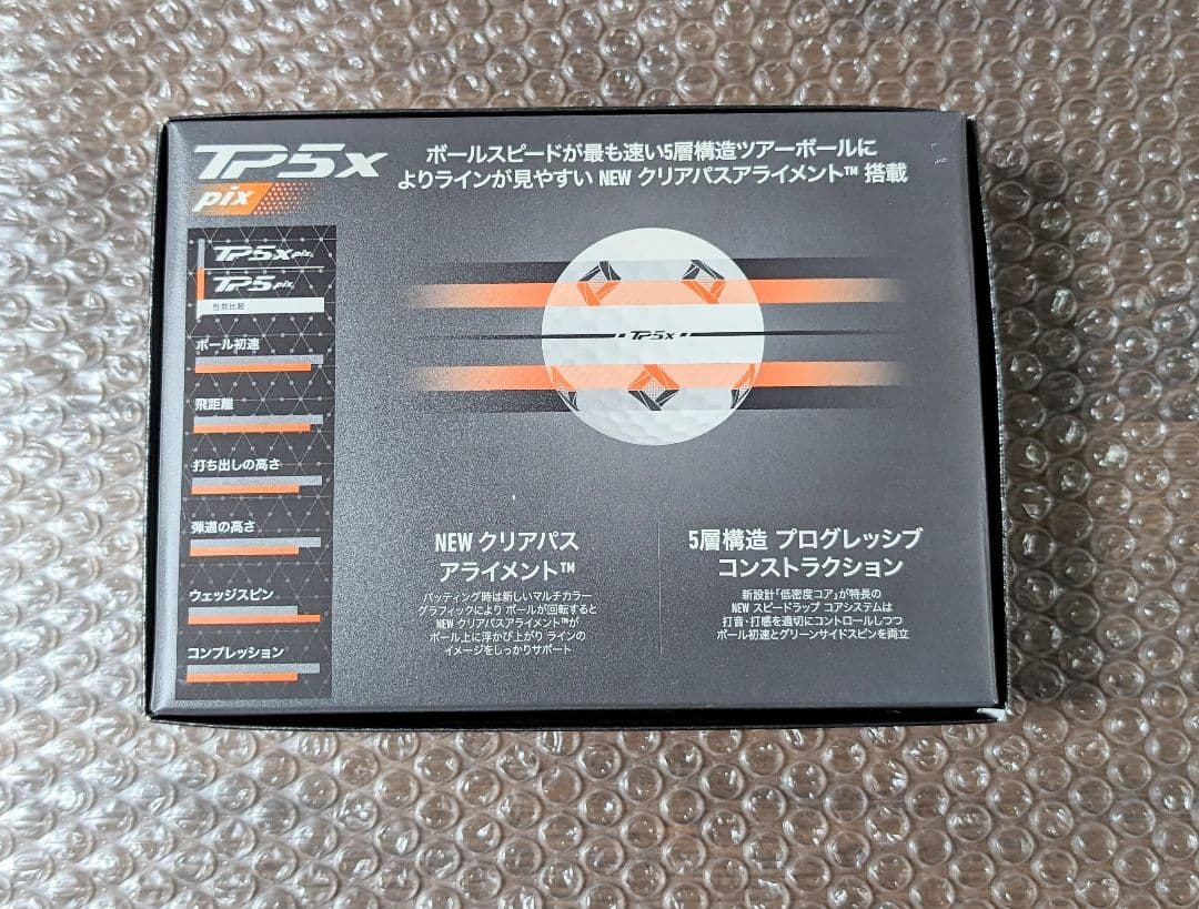 新品　テーラーメイド TP5x pix ホワイト 2024年モデル 2ダース