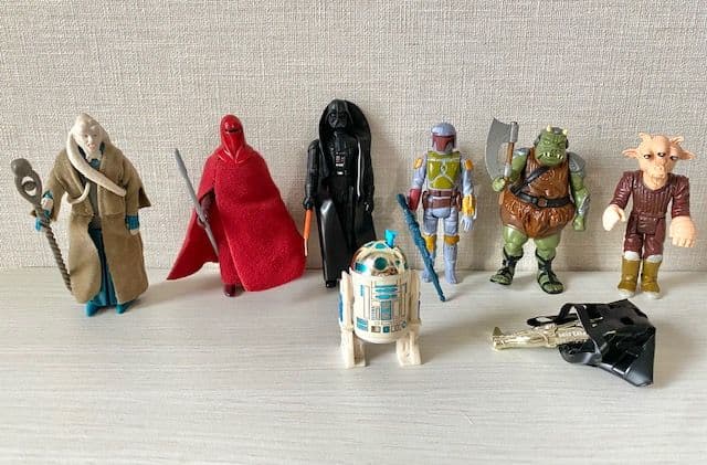 70年代〜80年代のStar Wars ヴィンテージ ケナー フィギュア セット