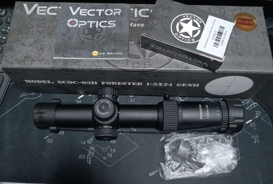 vector optics forester gen2 1-5×24 scoc