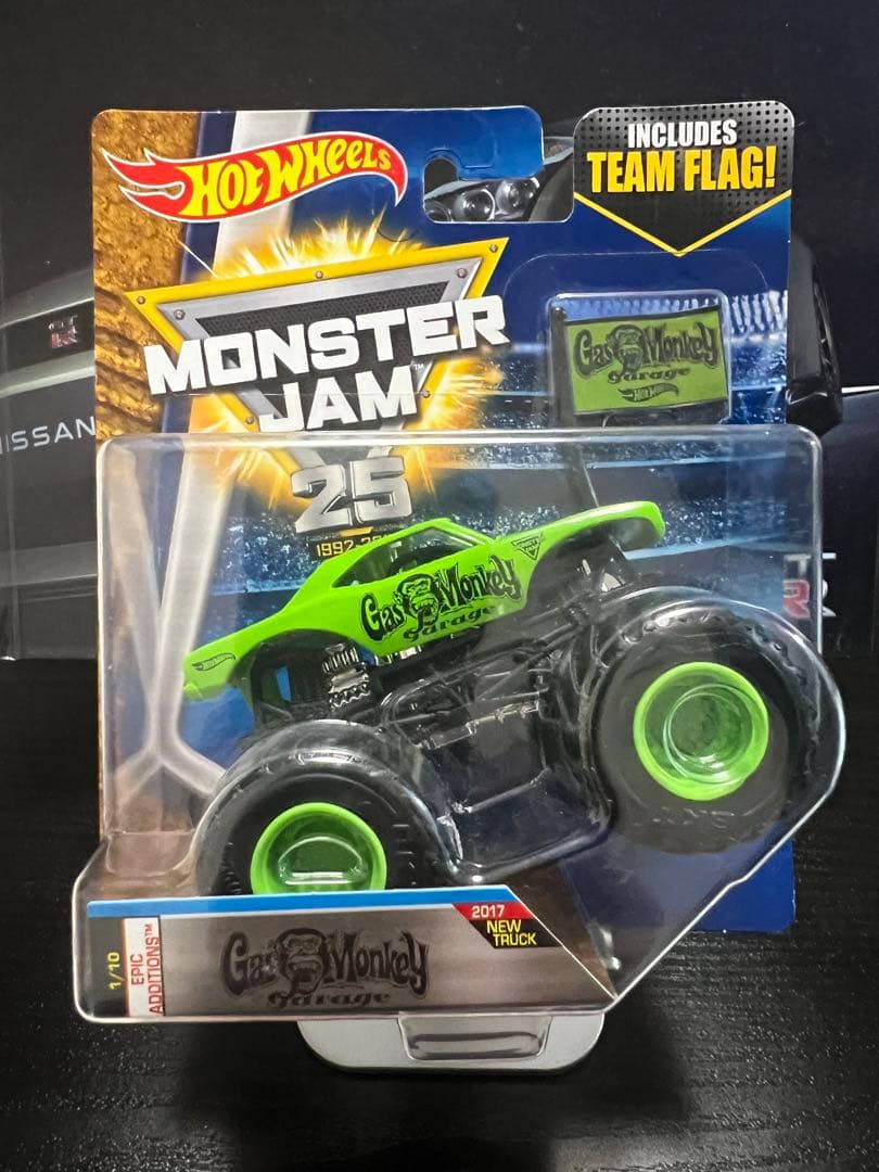 ミニカー Hot Wheels Gas Monkey Monster Jam 2017