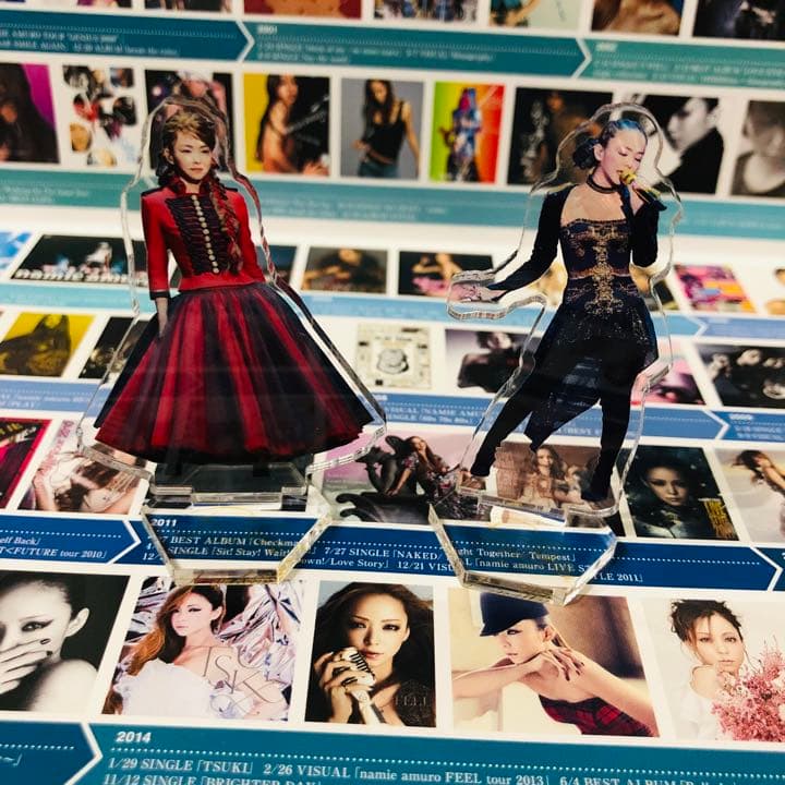 安室奈美恵アクリルスタンドfinally THANK YOU I ❤️ FAN !