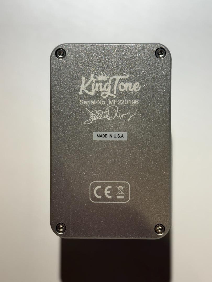 ギター Kingtone mini FUZZ v2(Silver)