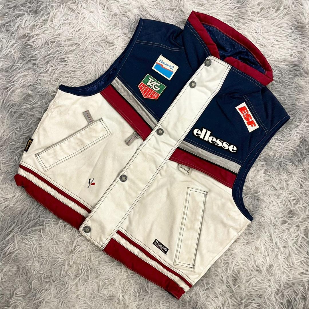 『ellesse』　スキーウェアセットアップ　リバーシブル　ロゴ　ゴールドウィン