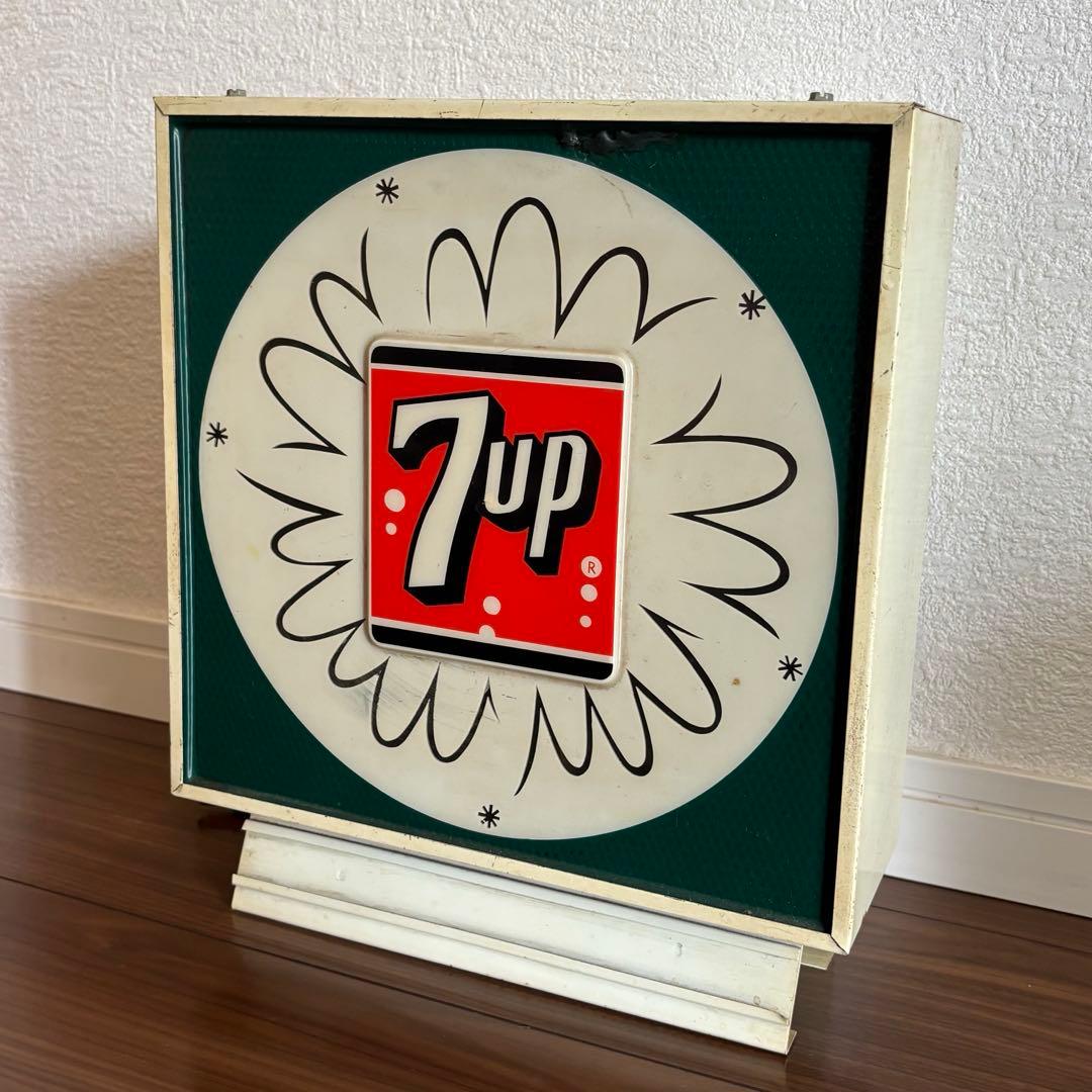 超激レア【7UP・セブンアップ】動くライトヴィンテージ看板