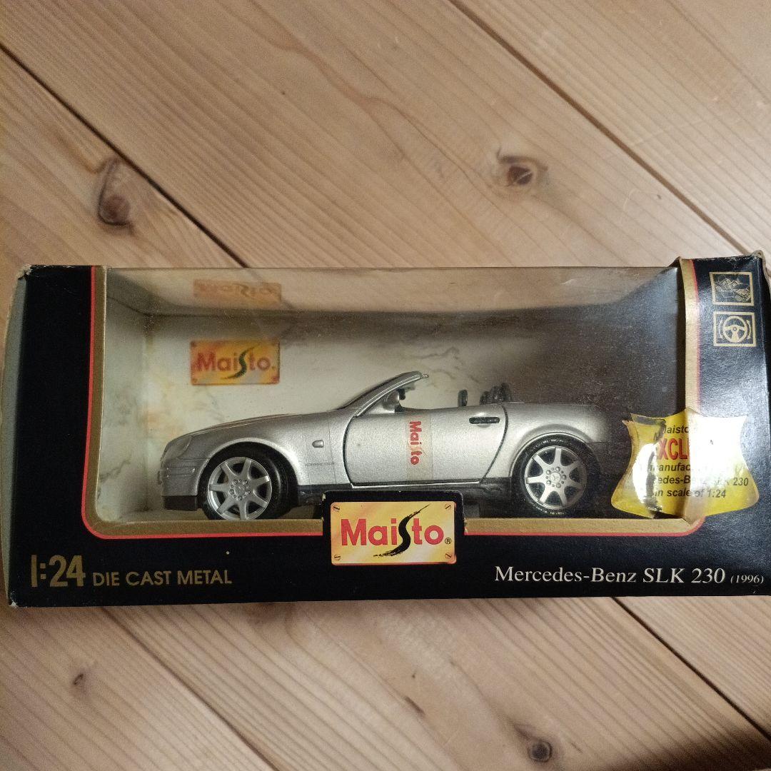 Maisto Mercedes-Benz SLK 230 1996年1:24銀色