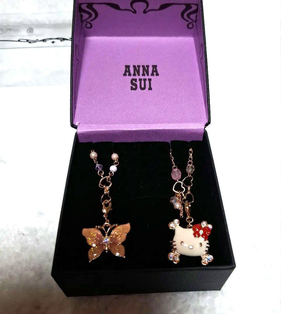 ハローキティ×ANNA SUIコラボ　ネックレス　　ストラップ2006年　美品