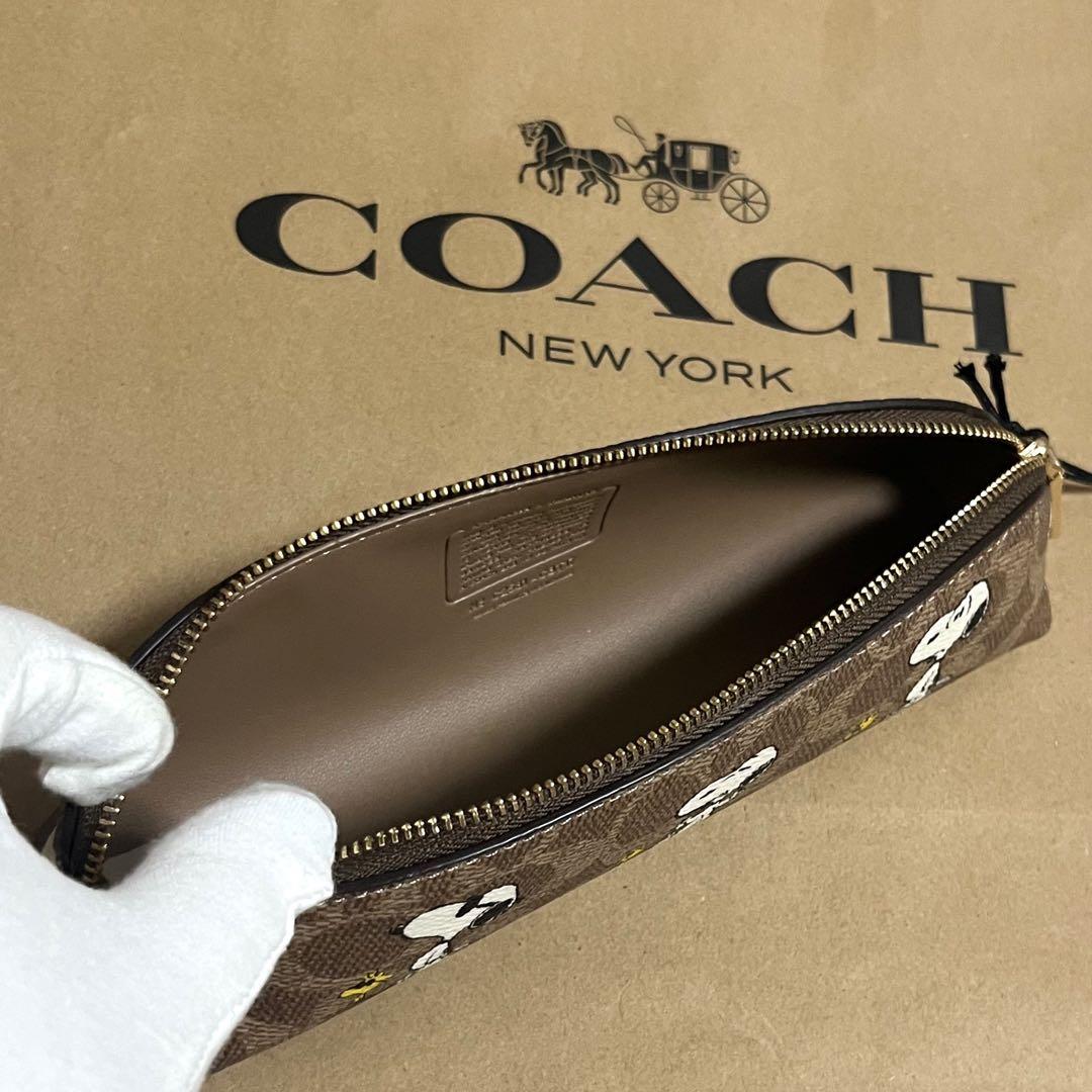 【新品未使用】COACH スヌーピー ペンケース