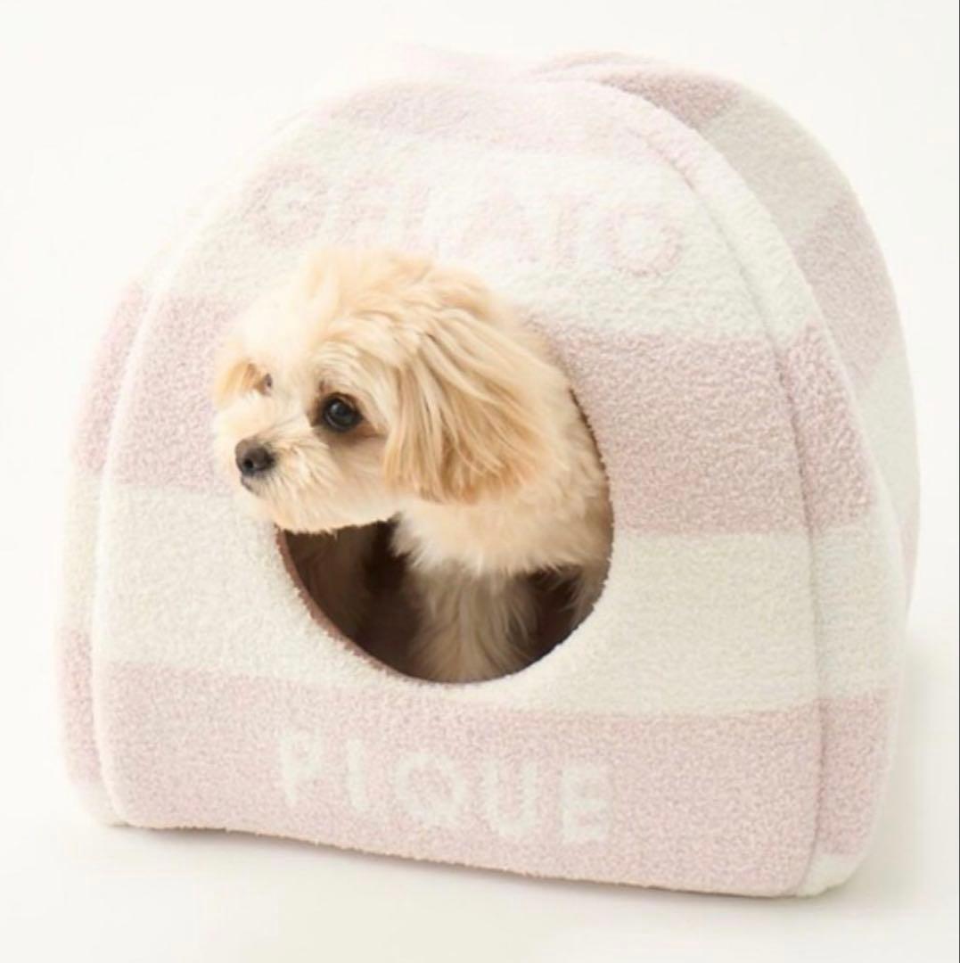 新品　gelato pique ジェラートピケ ベビモコハウス　犬　猫　ピンク