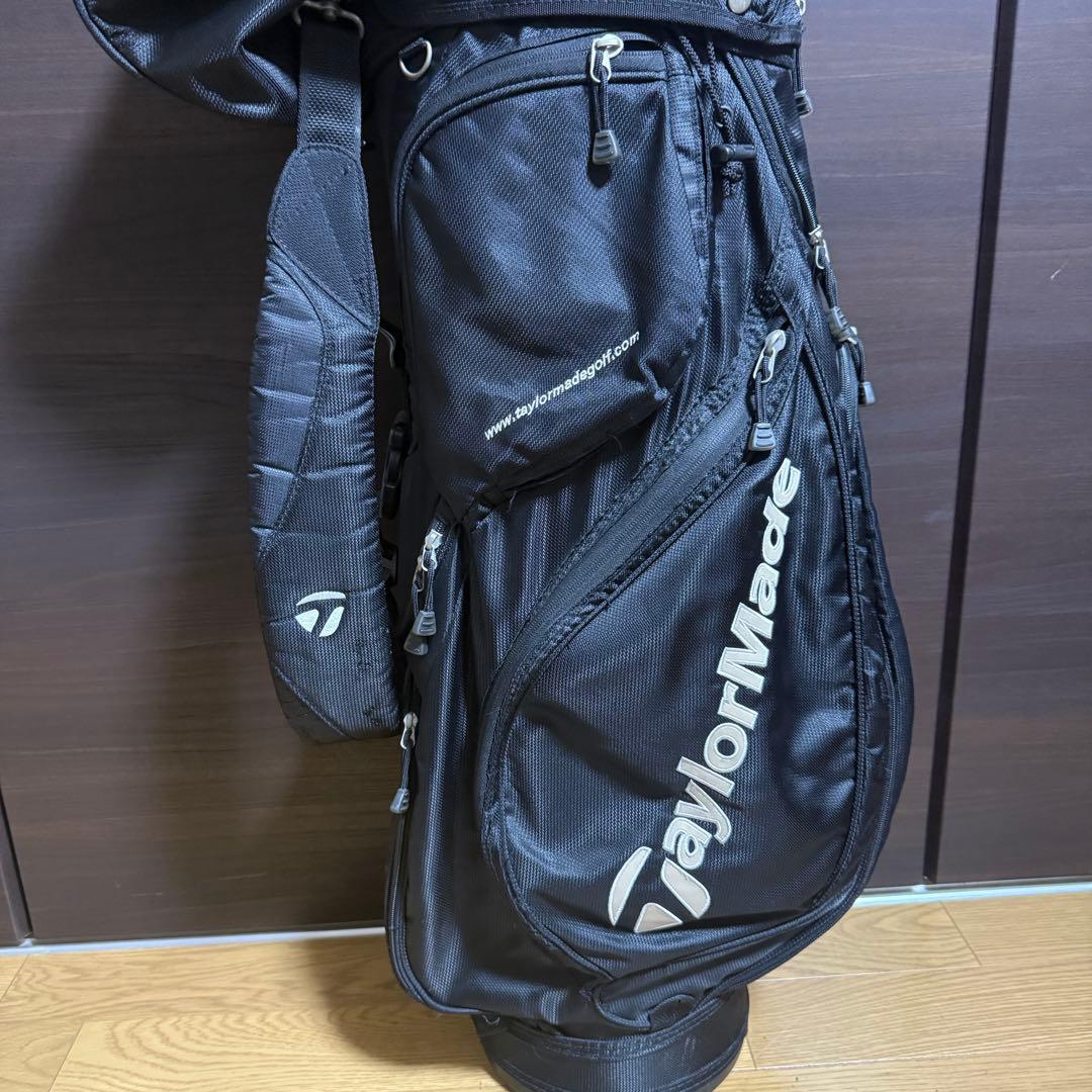 TaylorMade キャディバッグ ゴルフバッグ ブラック おまけ付き