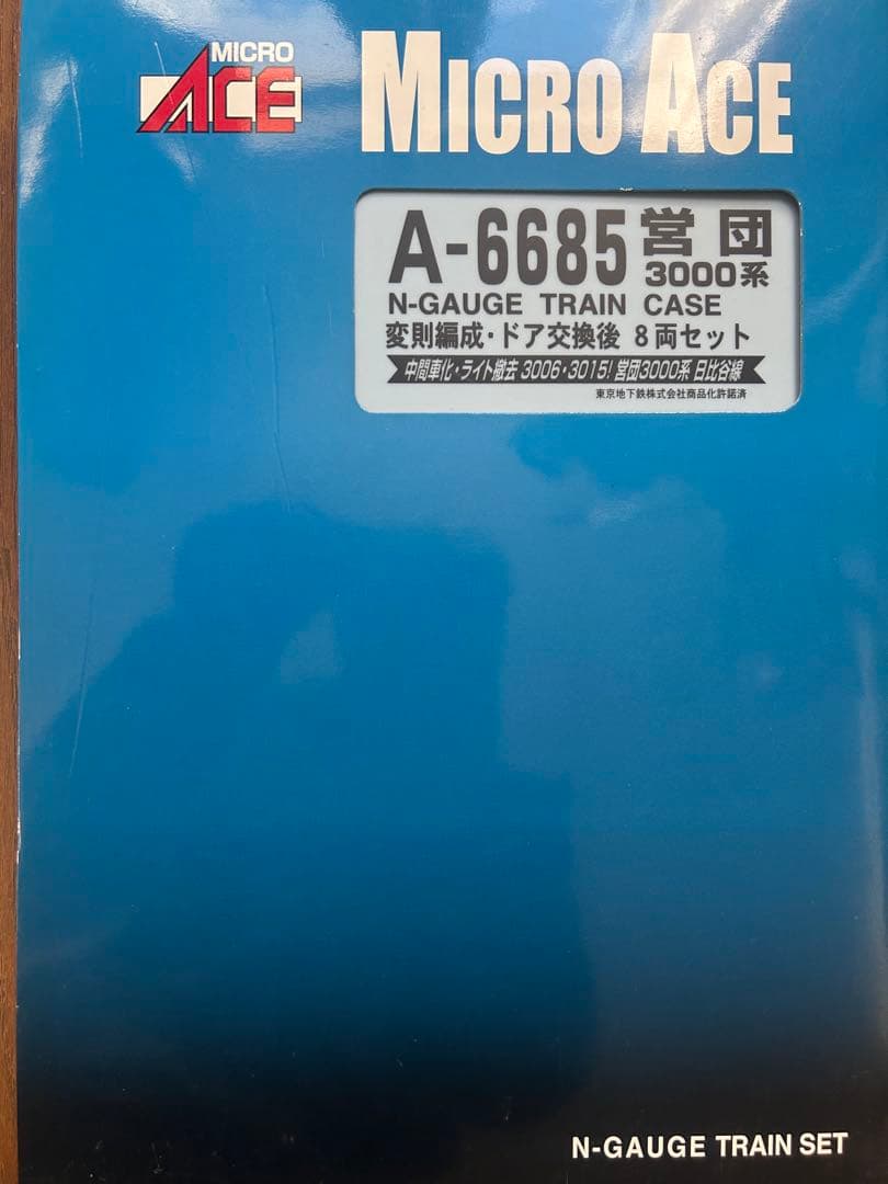 マイクロエース営団3000系　変則編成、ドア交換後８両編成