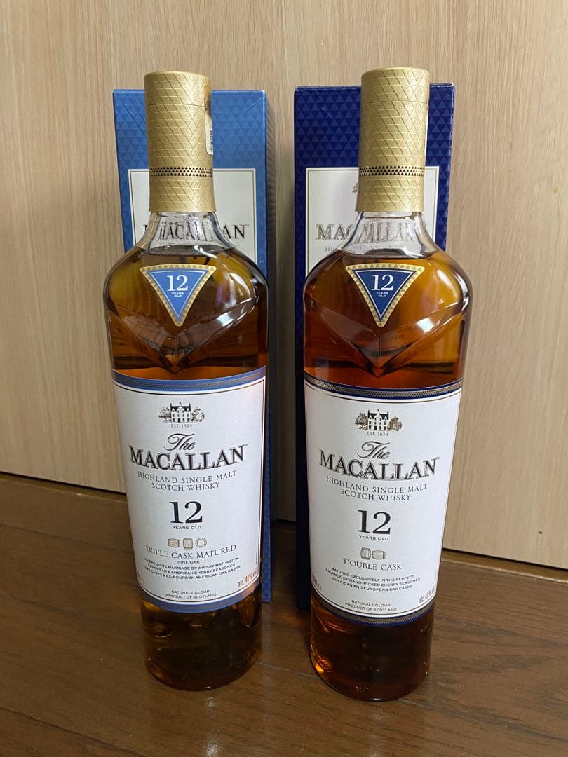 The Macallan 12年 ダブルカスク & トリプルカスク セット