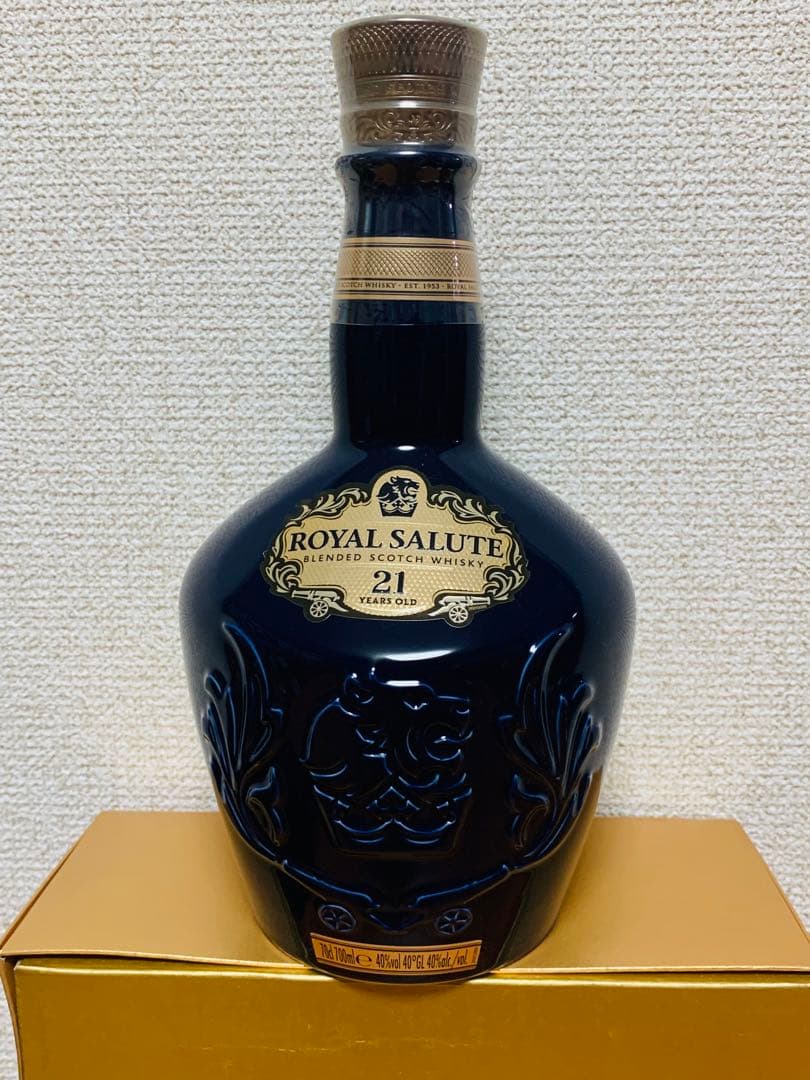 シーバス ロイヤルサルート 21 年ウイスキーの新品、未開封ボトル 700ml