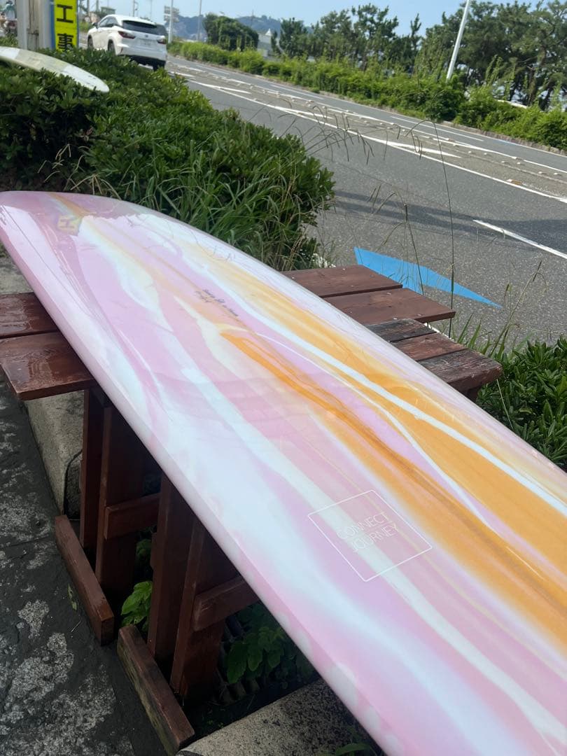 ピンク9'1ロングボード