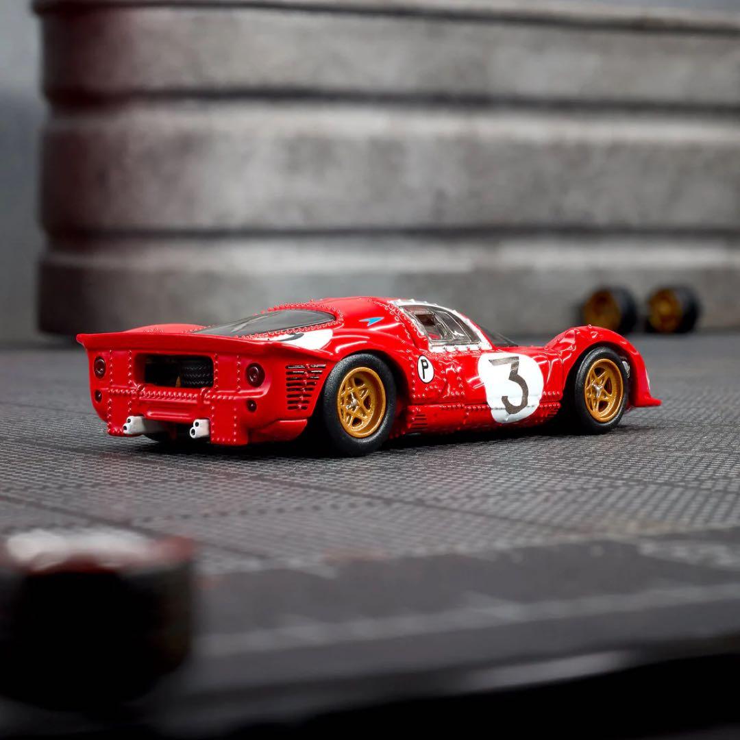 ミニカー Hot Wheels ELITE 64 1967 Ferrari 330 P4