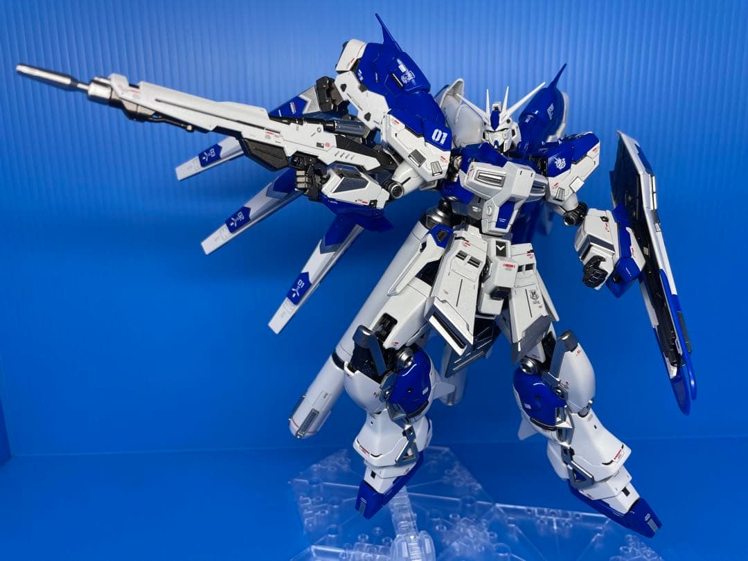 RG Hi-νガンダム チタニウムフィニッシュ風 完成品 ニューガンダム