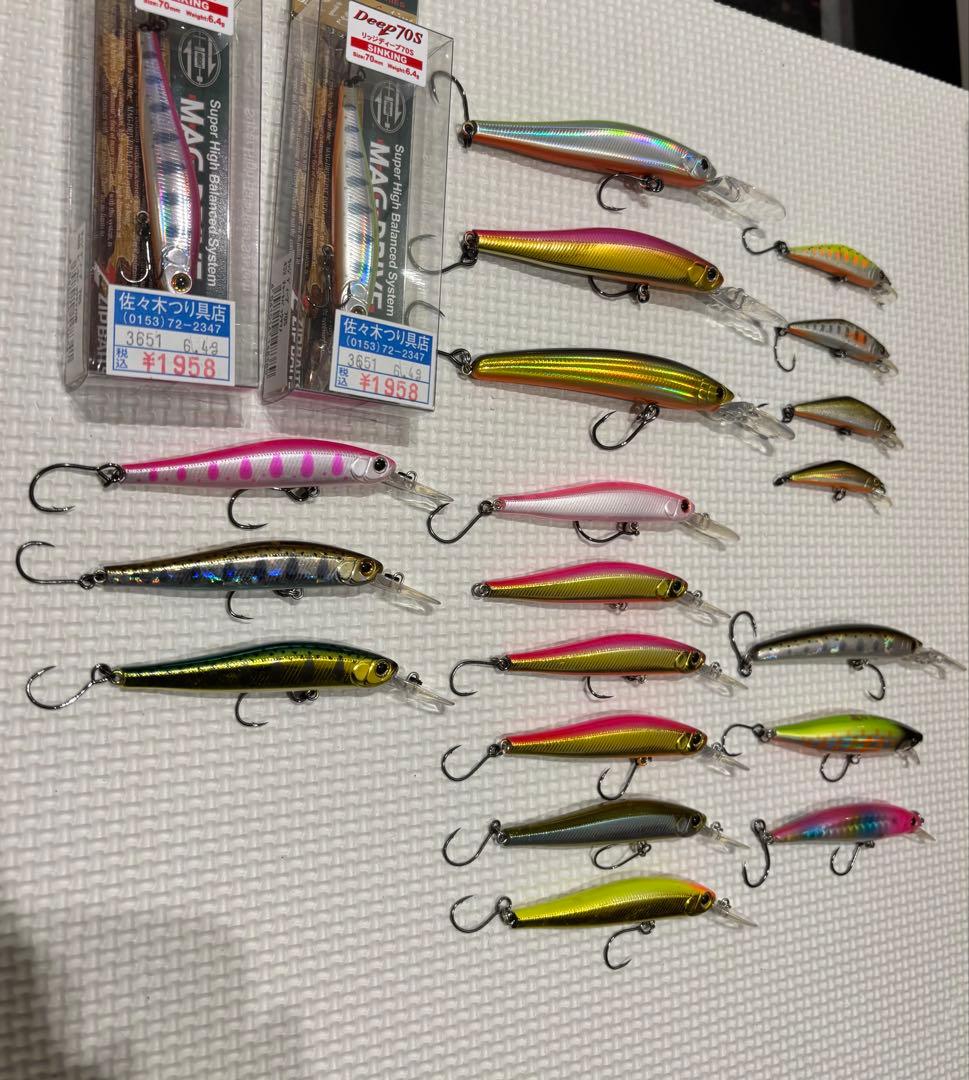 ハードルアーセット 21個セット トラウトバス　ミノーZIP BAITS Dコン