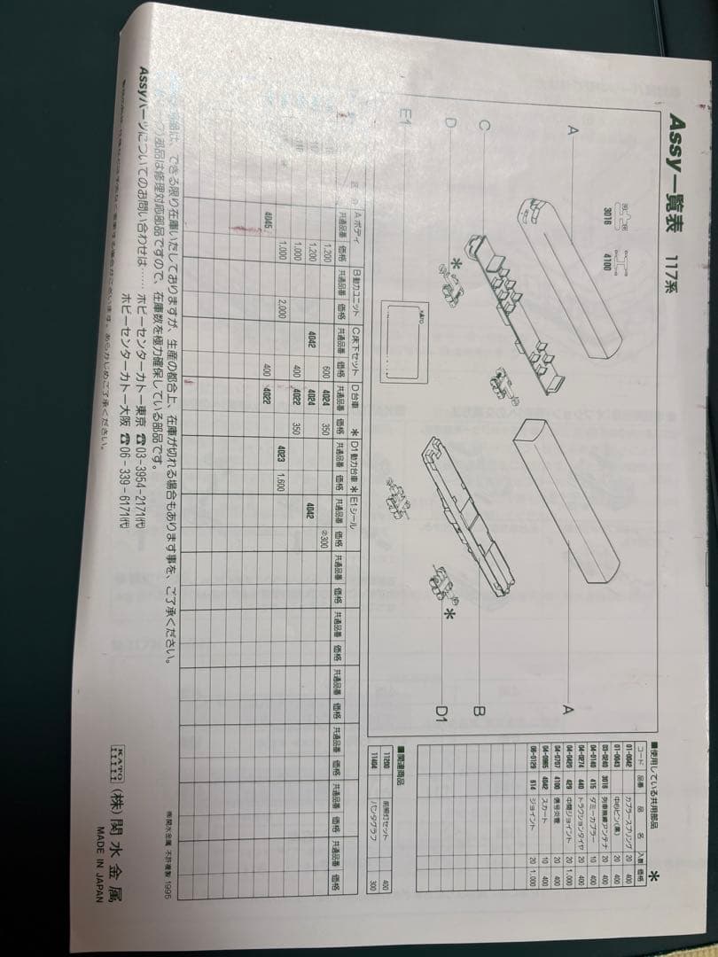 ΚΑΤΟ 10-336 117系「新快速」 直流近郊形電車　全8両