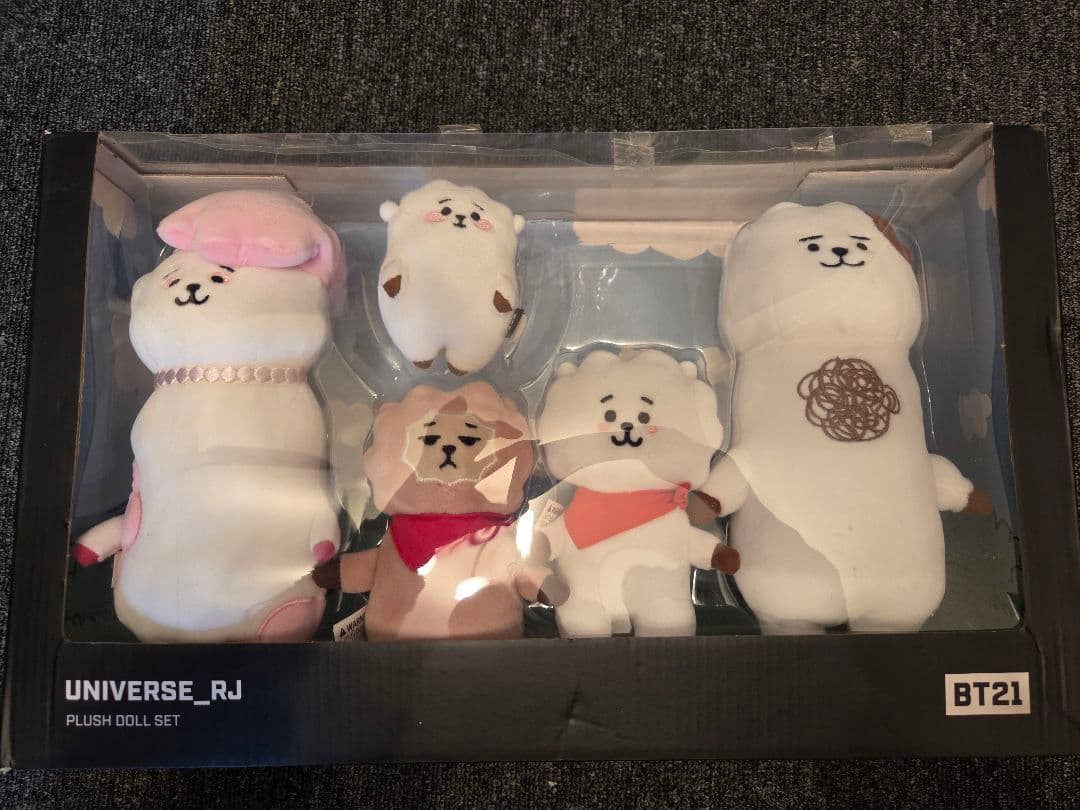 BT21 Universe 限定 RJ 家族 ぬいぐるみセット