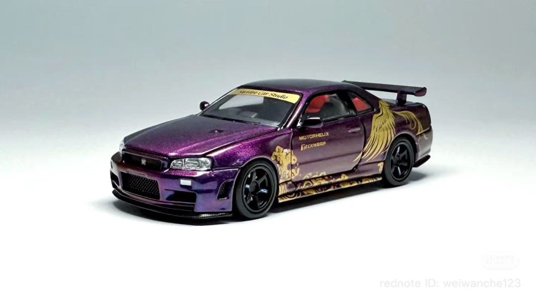 motor helix GT-R R34TAS 2026 限定版ミニカー