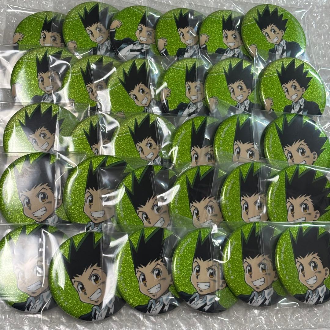 HUNTER × HUNTER スーツ グリッター缶バッジ ゴン