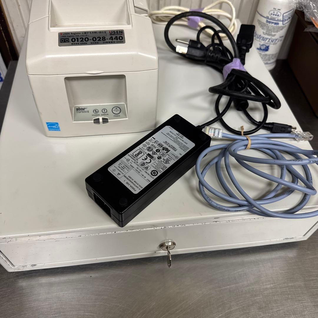 star TSP650II レシートプリンター キャッシュドロア 中古品 動作可
