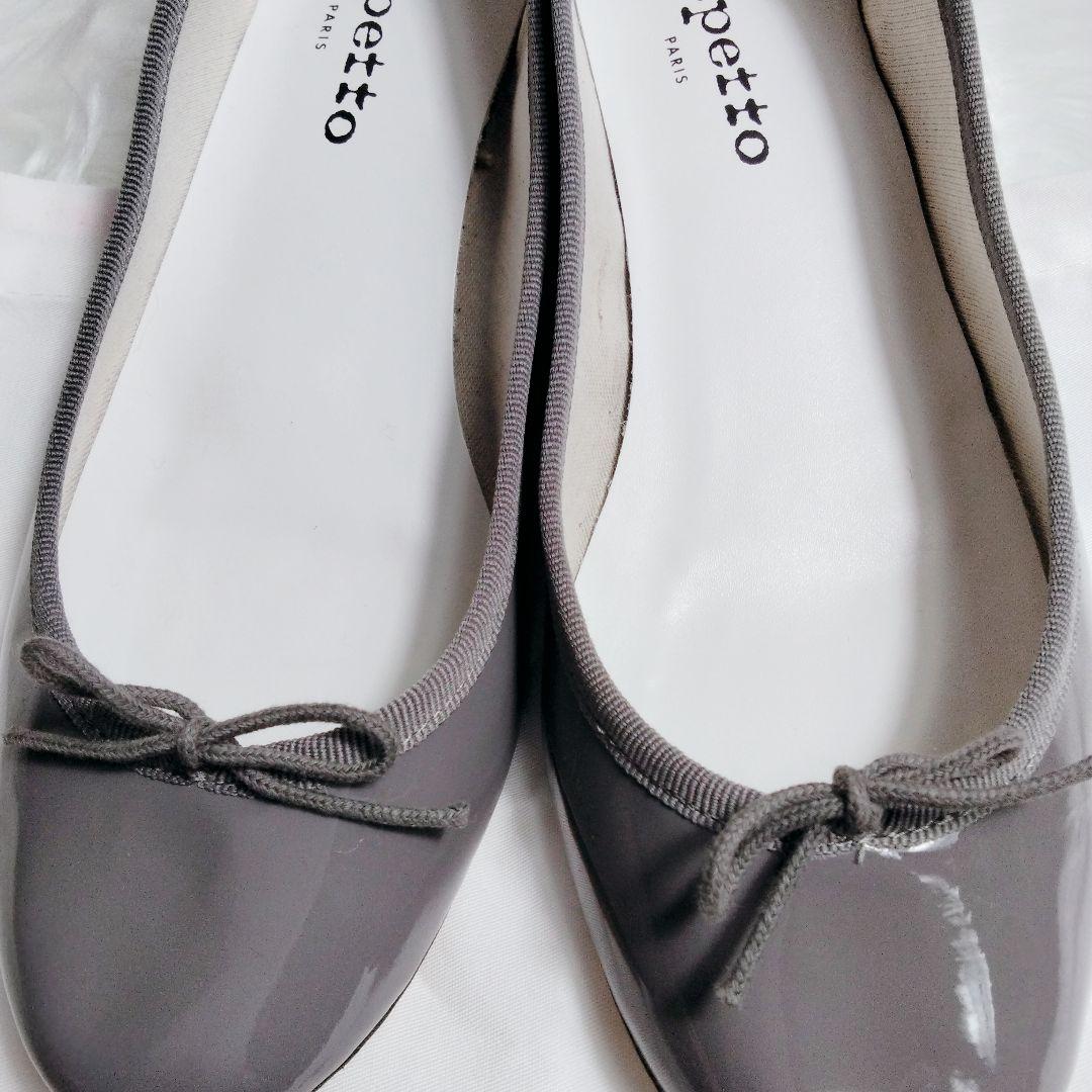 美品♪ repetto レペット カミーユ バレエシューズ エナメル 保存袋付