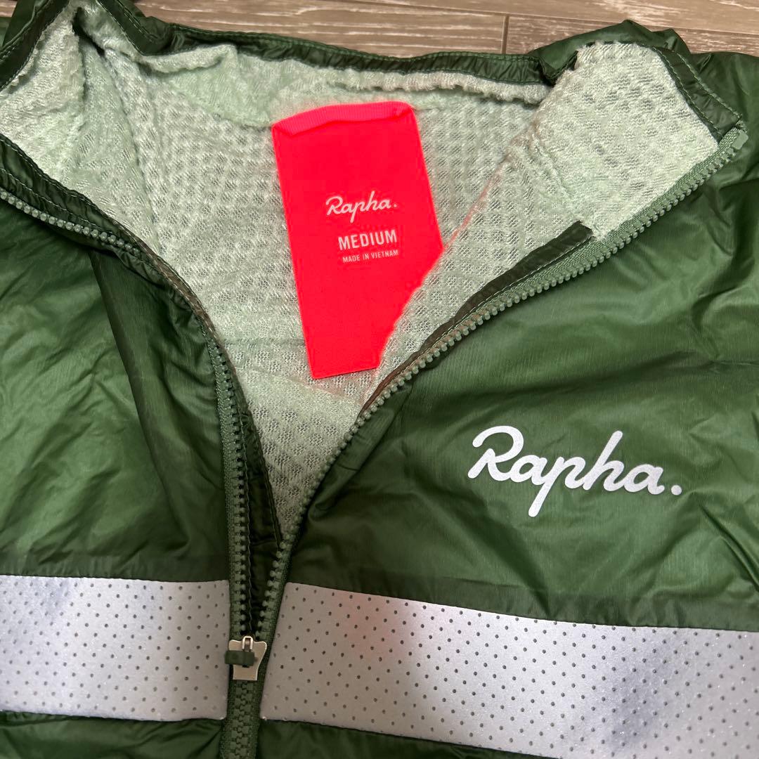 メルカリ市限定値下【未使用品】Rapha ウィンドブレーカー グリーン