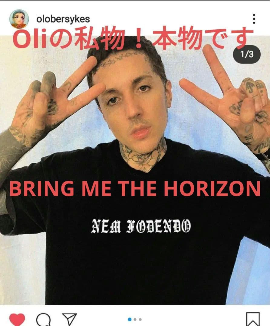Oli私物 BMTH DROPDEAD BABYL サマーソニック478