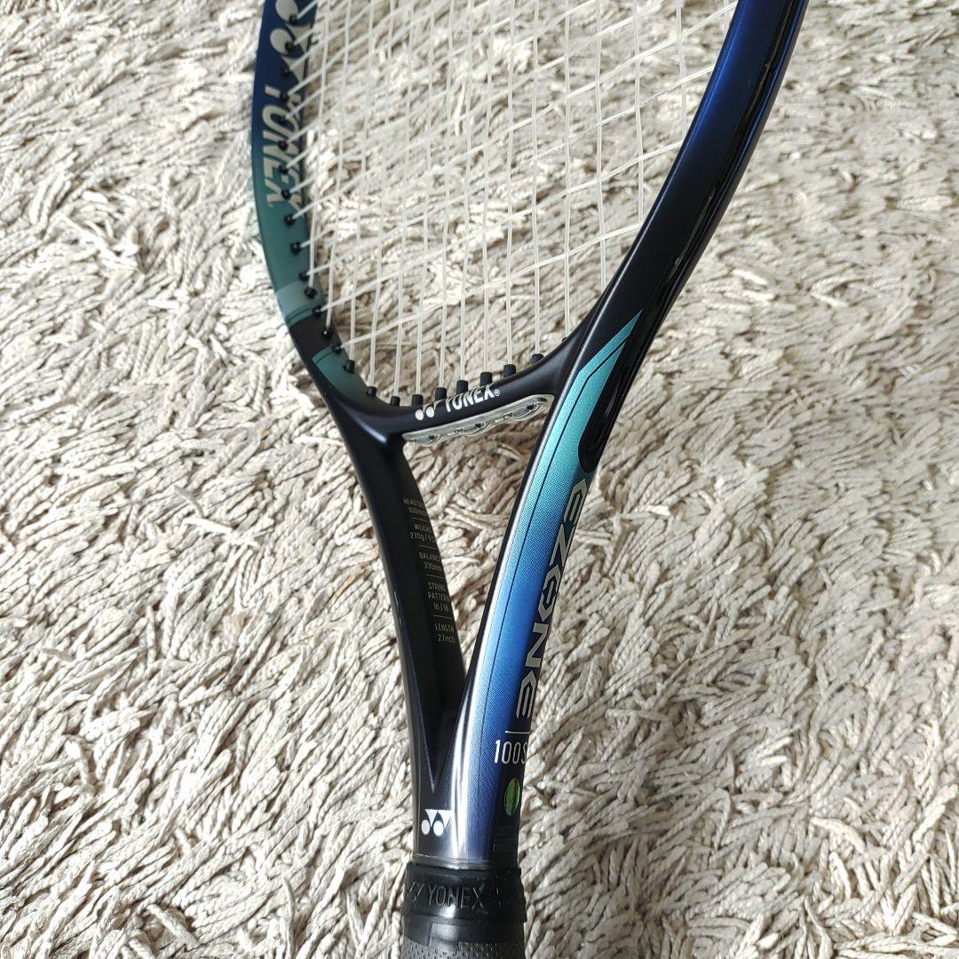 【2022年モデル】イーゾーン 100SL テニスラケット　YONEX　ブルー