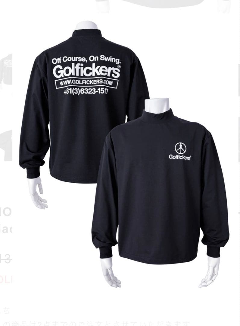 Golfickers モックネックワイド　シャツ　XL