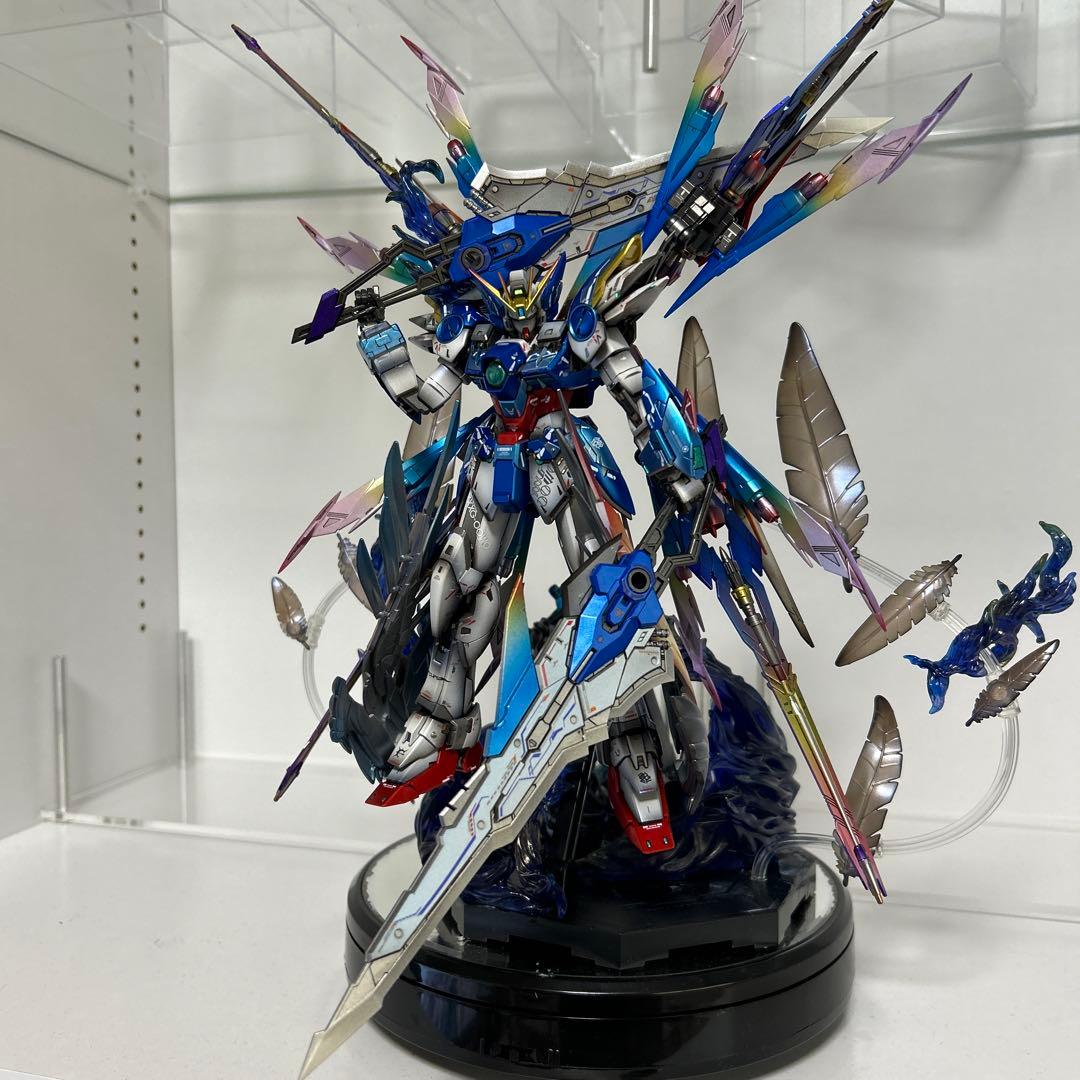ガンプラ　塗装済み完成品　ウィングガンダムゼロ ew グラデーション塗装