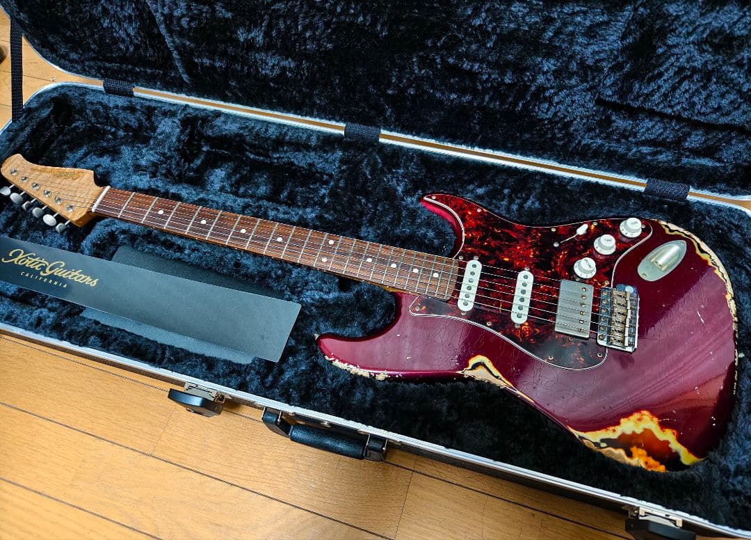 ギター Xotic XSC-2 Dark Candy Apple Red