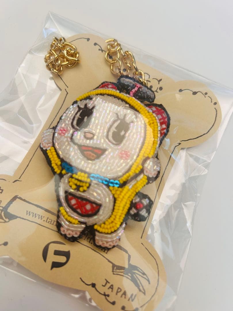 刺繍チャームブローチ ドラミちゃん　新品　藤子不二雄ミュージアム限定