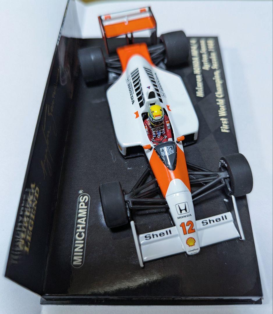 ミニチャンプス　1/43 マクラーレン　ホンダ　MP4/4 アイルトン・セナ