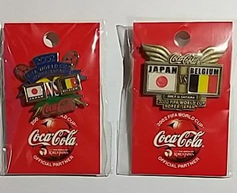 2002 FIFAワールドカップ コーラピンバッジ 日本戦グループリーグ３試合