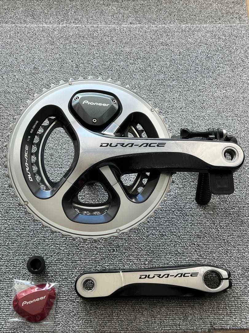 FC-9000 DURA-ACE 165mm クランク パイオニアパワーメーター