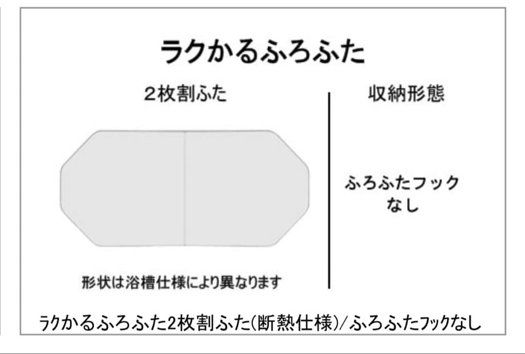 TOTO お風呂　ふた　蓋　風呂蓋