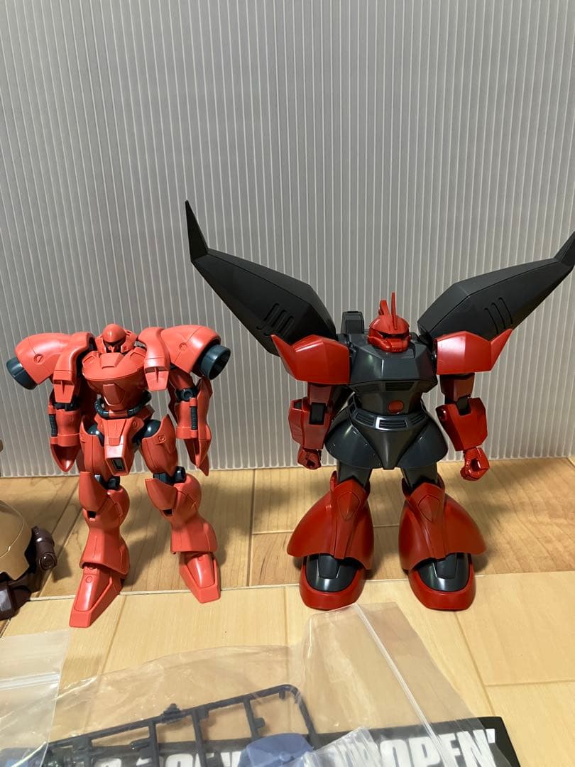 ガンプラ　ガンダム　プラモデル　ジャンク　hguc mg ドム　ゲルググ