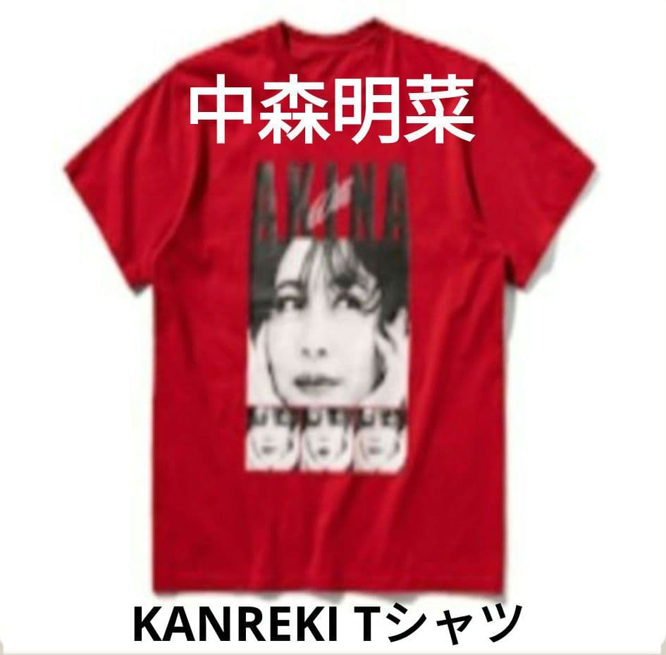 中森明菜 KANREKI Tシャツ サイズM レッド 赤 ALDEA FC限定