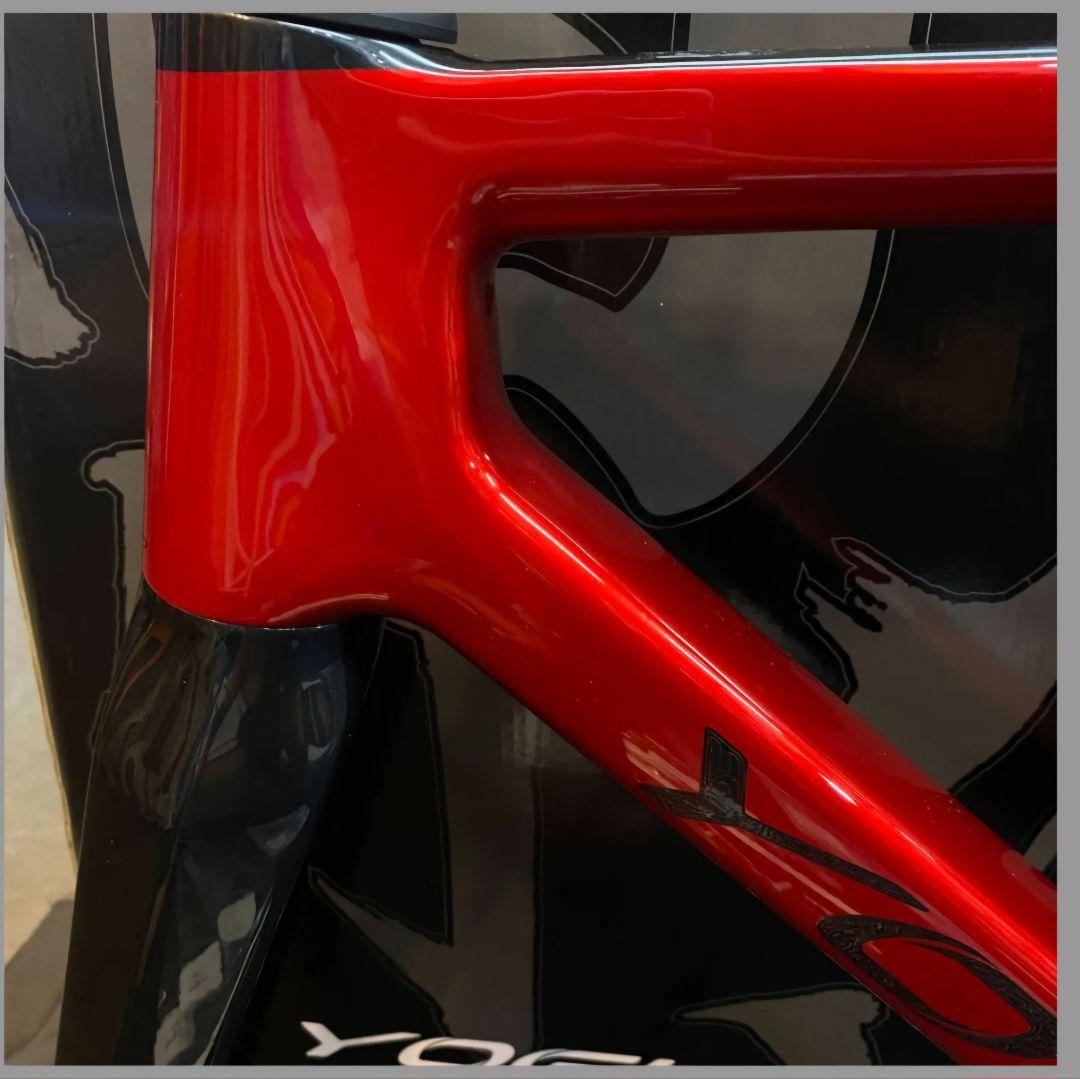 ヨーレオ　R11DB SL フレームセット（ハンドル無し） ルビーレッド