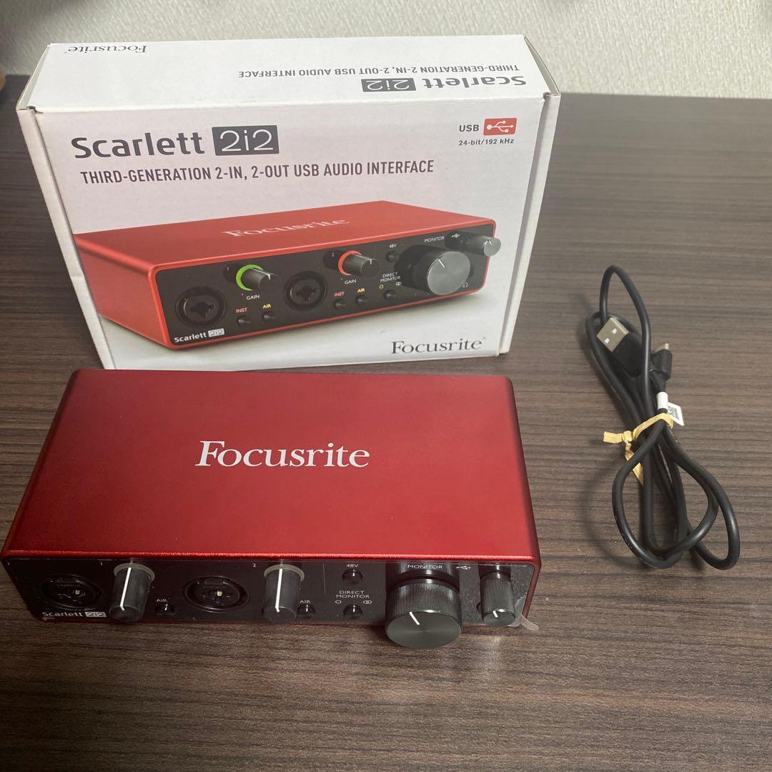 Focusrite Scarlett 2i2 （gen.3）