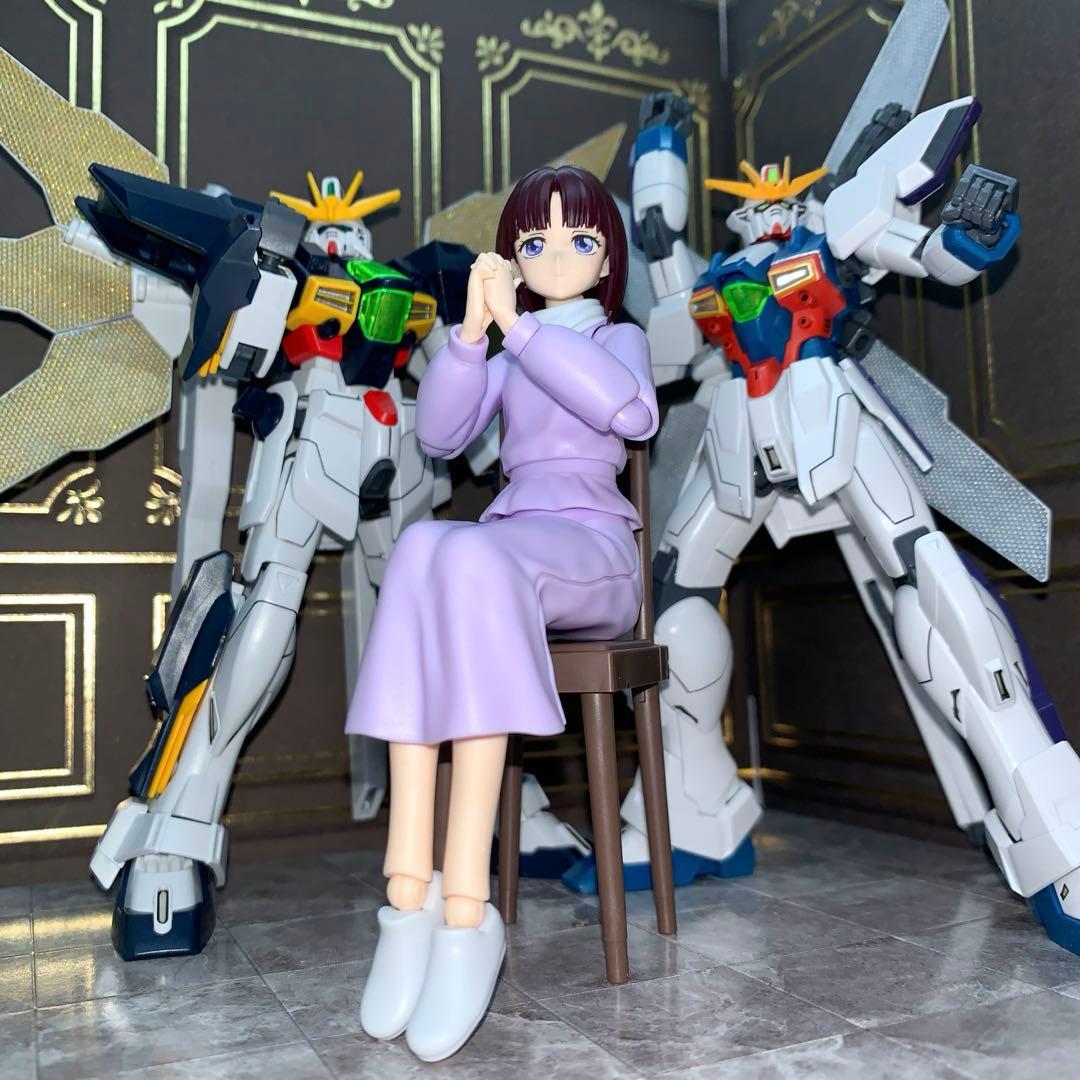 ティファ&ガンダムX&ガンダムDX　3体セット　完成品　ガンプラ　hg