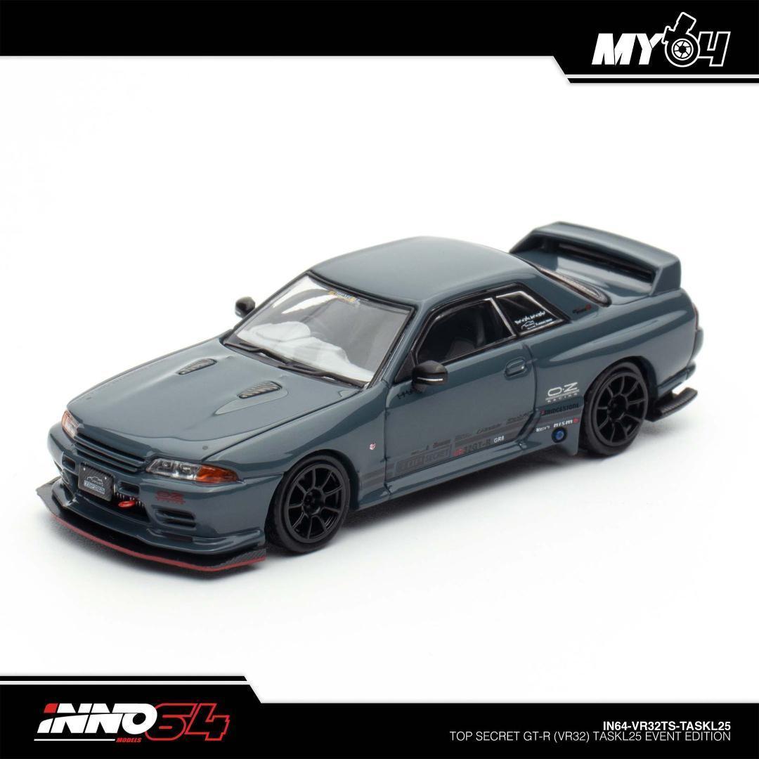 イノモデル 1/64 日産 スカイライン GT-R R32 トップシーク グレー