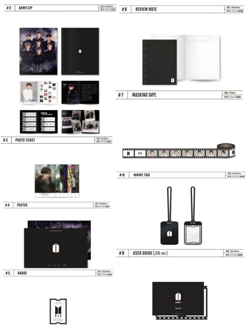 BTS ARMY 6期 MEMBERSHIP KIT + JPFC 特典 (A)