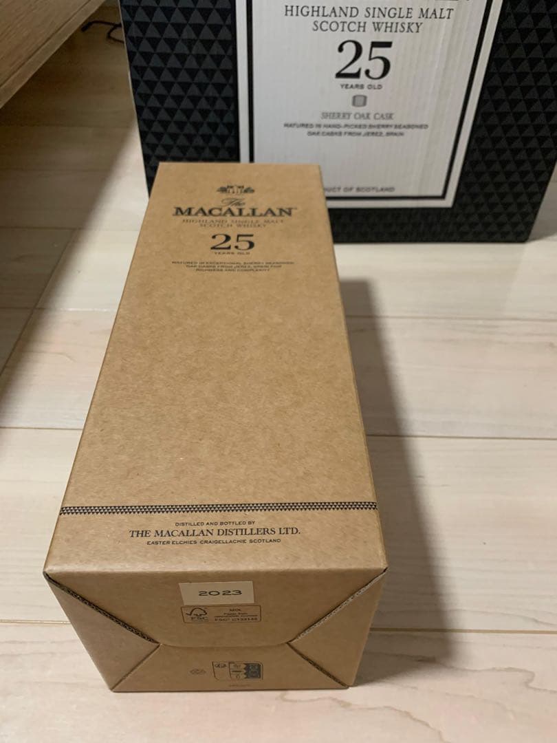 MACALLAN 25 リリース　2023年　化粧箱のみ　11個